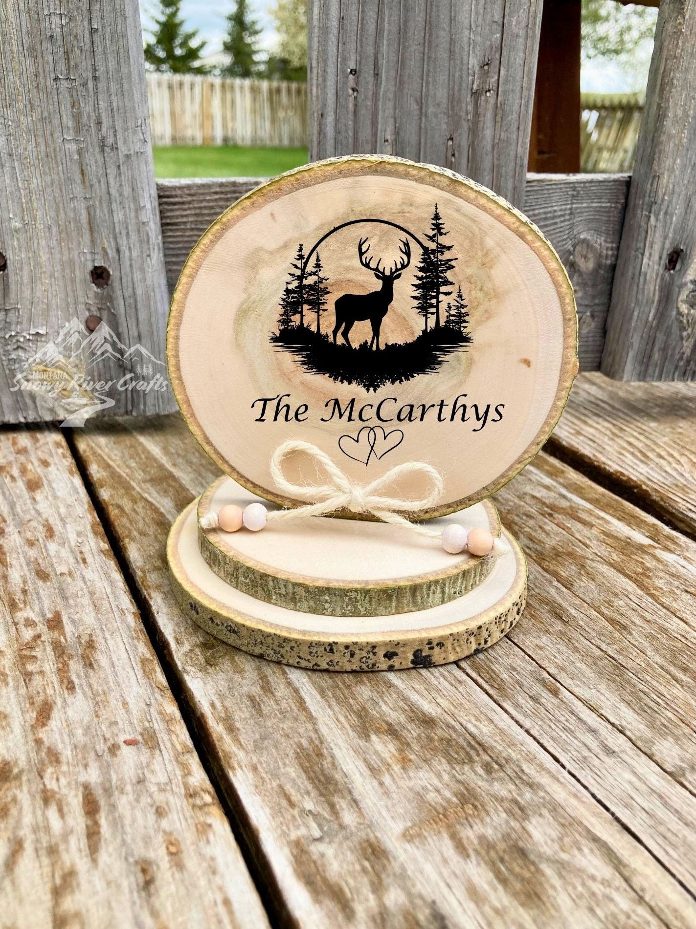 Rustic Wedding Cake Topper Rustic Cake Topper Hunter Cake Topper Wood ...