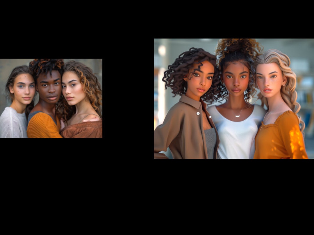 3D Animated Cartoon Portrait Custom Cartoon Animation Digital Cartoon ...