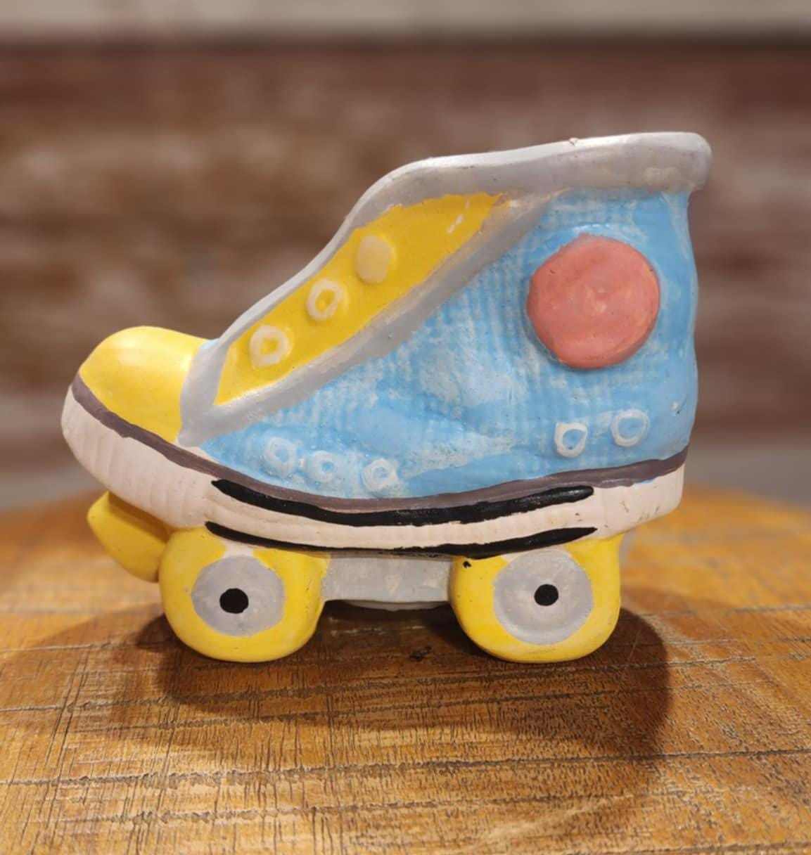 Retro Roller Skate Piggy Bank - Vintage Piggy Bank - New Old Stock ...