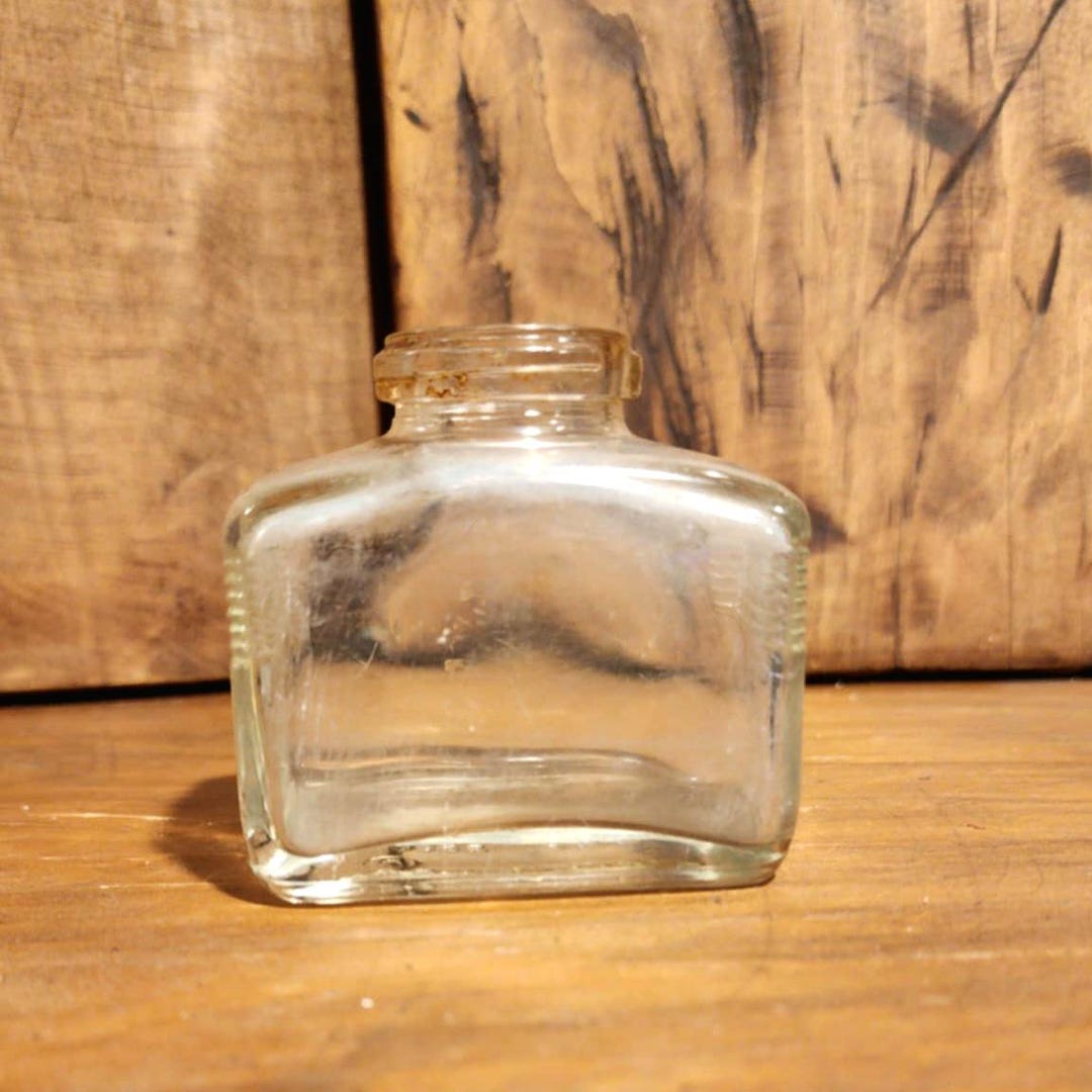 Antique Ink Bottle - Collectible - Genuine Decor - Etsy