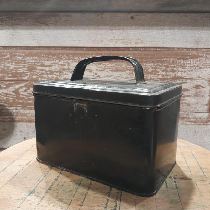 Large Tin Box - Etsy