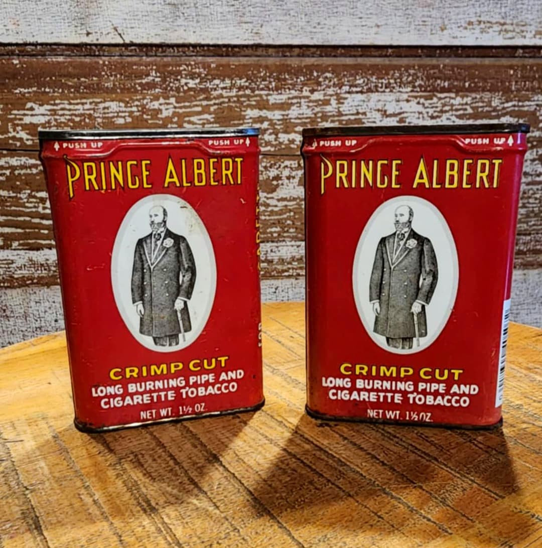 Prince Albert Crimp Cut Tobacco Tins - Etsy