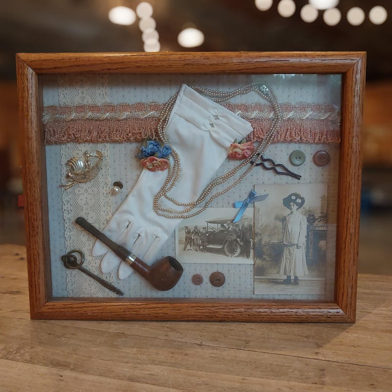 Shadow Box Necklace - Etsy