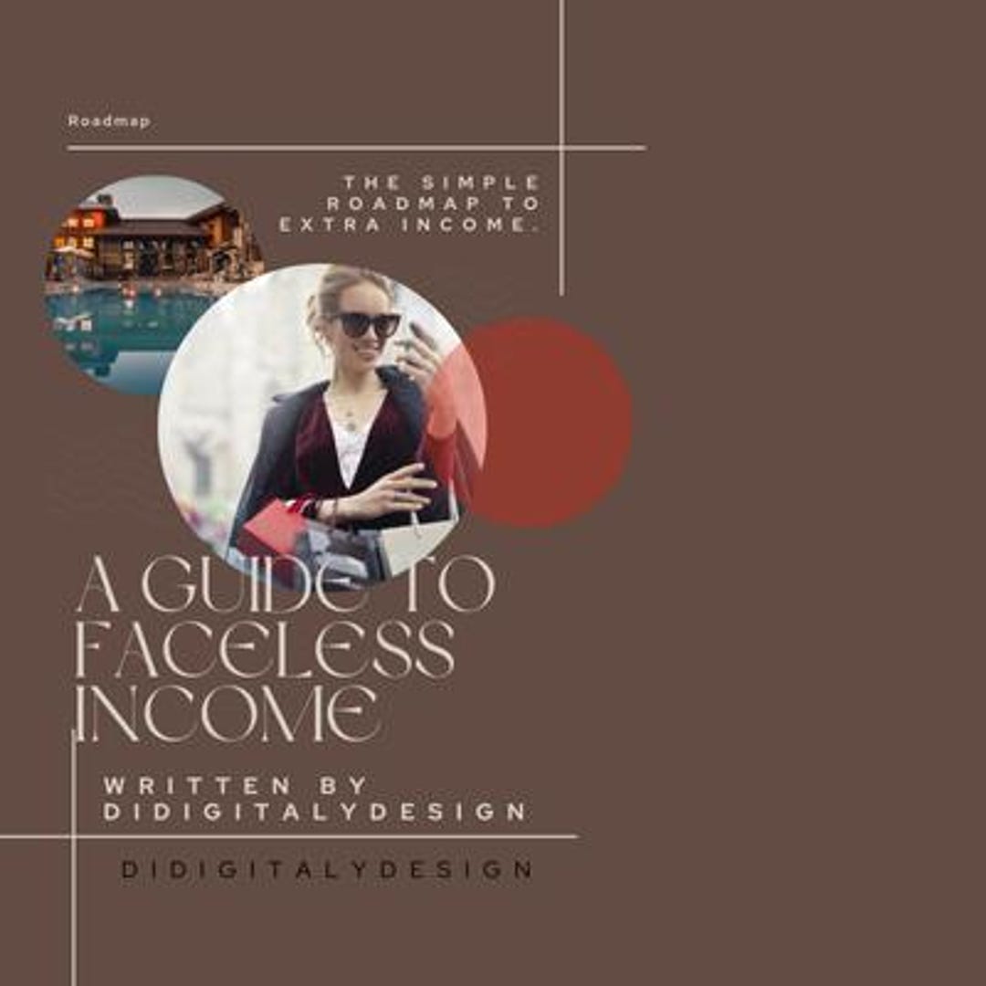 A Guide to Faceless Income. Faceless Income Guide. Beginners Income Guide - Etsy