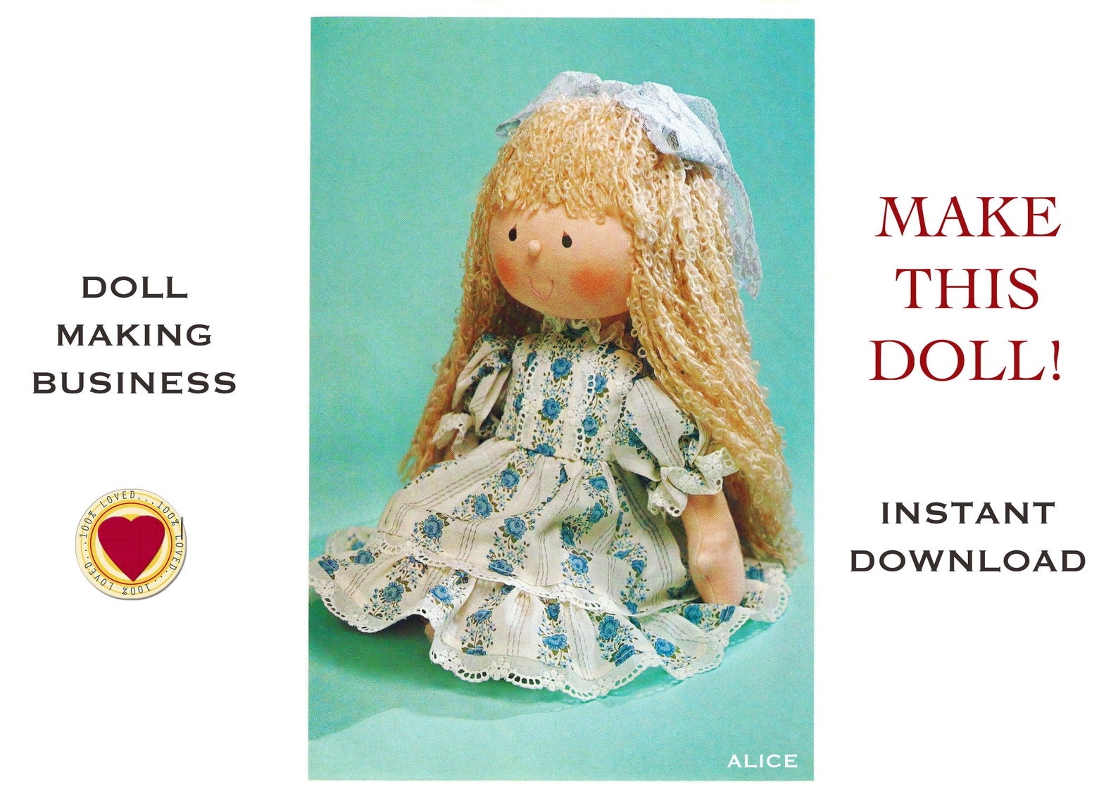 5 X PATTERN BUNDLE / Prairie Dolls / PDF Cloth Doll Pattern / - Etsy