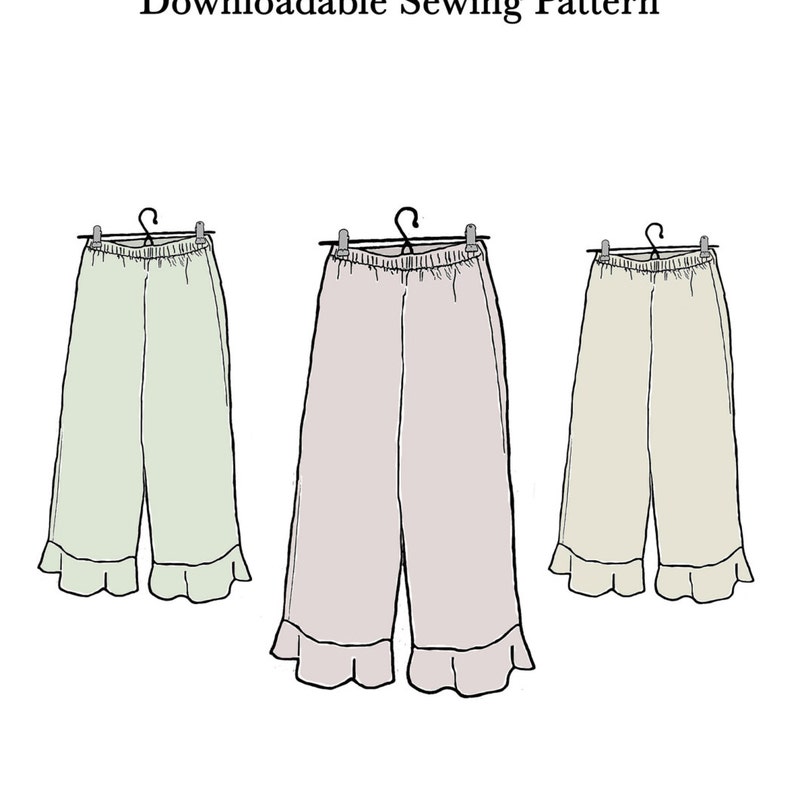Pantaloon Pattern - Etsy