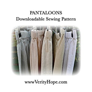 VERITY HOPE / Easy to Sew /pantaloons / Downloadable / Pdf / Digital ...