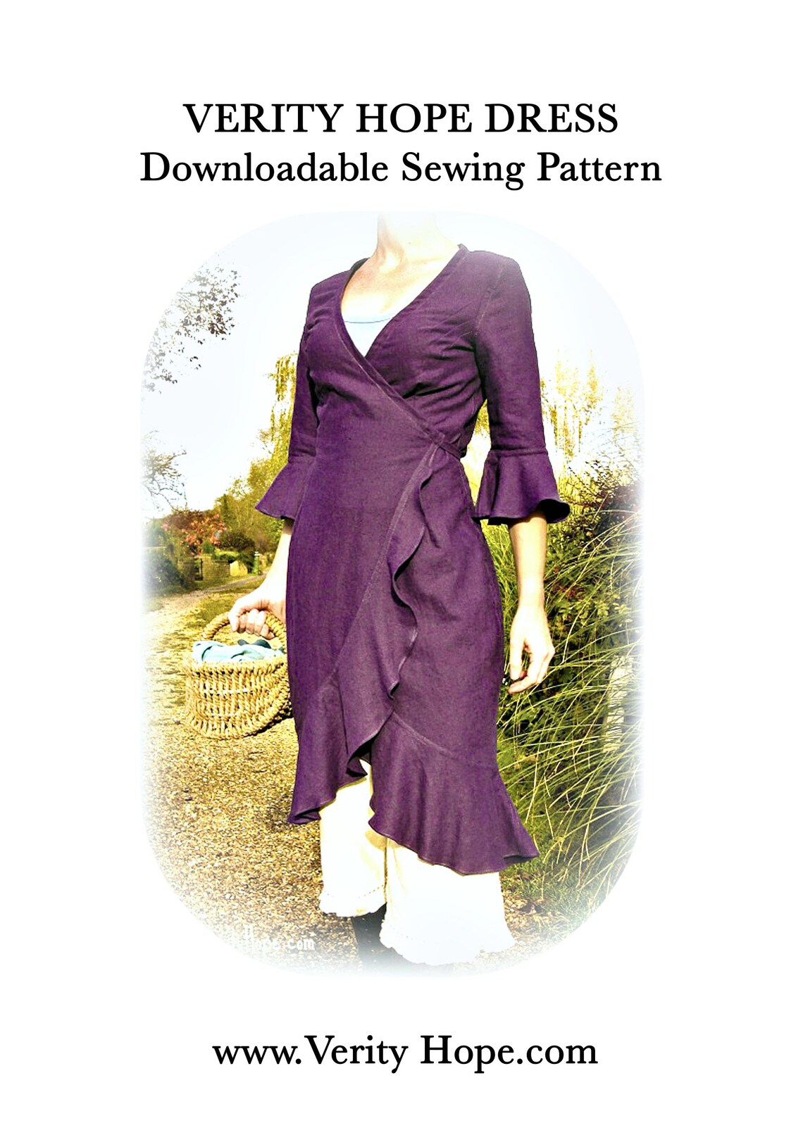 Verity Hope / Wrap Dress Sewing Pattern / Digital Instant - Etsy