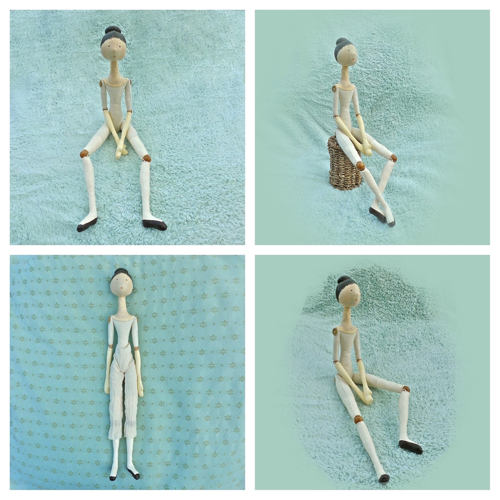 Bead Jointed Cloth Doll Sewing Pattern: Historical Style (digital ...
