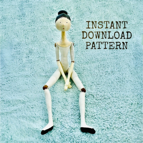 Jointed Cloth Doll - Etsy