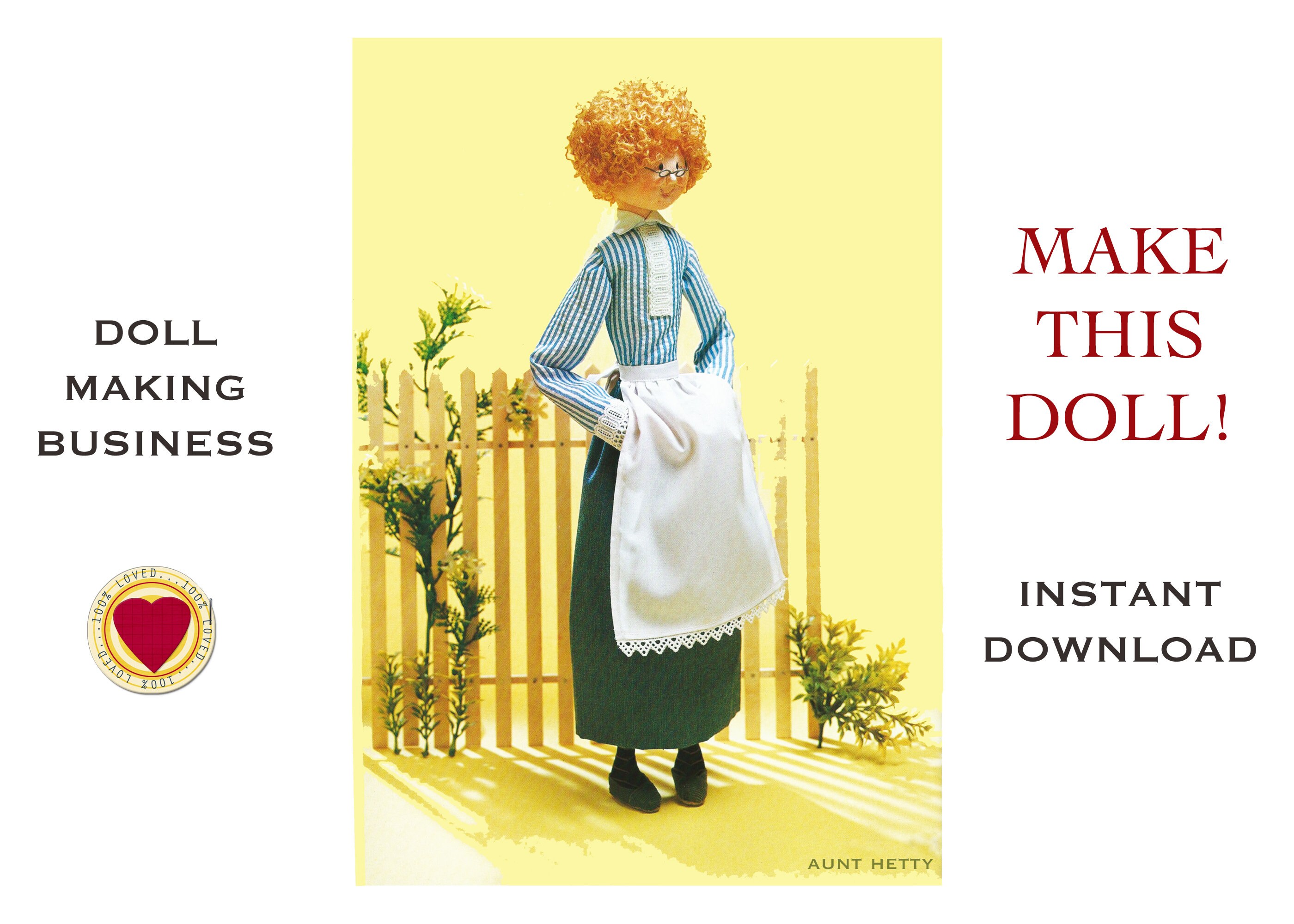 5 X PATTERN BUNDLE / Prairie Dolls / PDF Cloth Doll Pattern / - Etsy