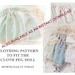 Bead Jointed Cloth Doll Sewing Pattern: Historical Style (digital ...