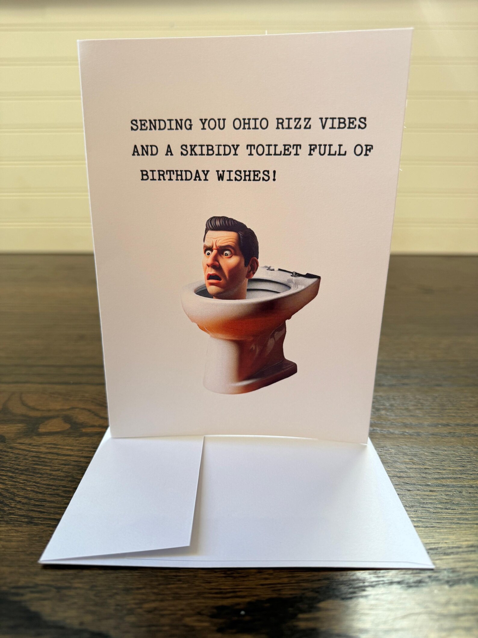 Skibidi Toilet Ohio Rizz Birthday - Hilarious Meme-inspired Greeting ...