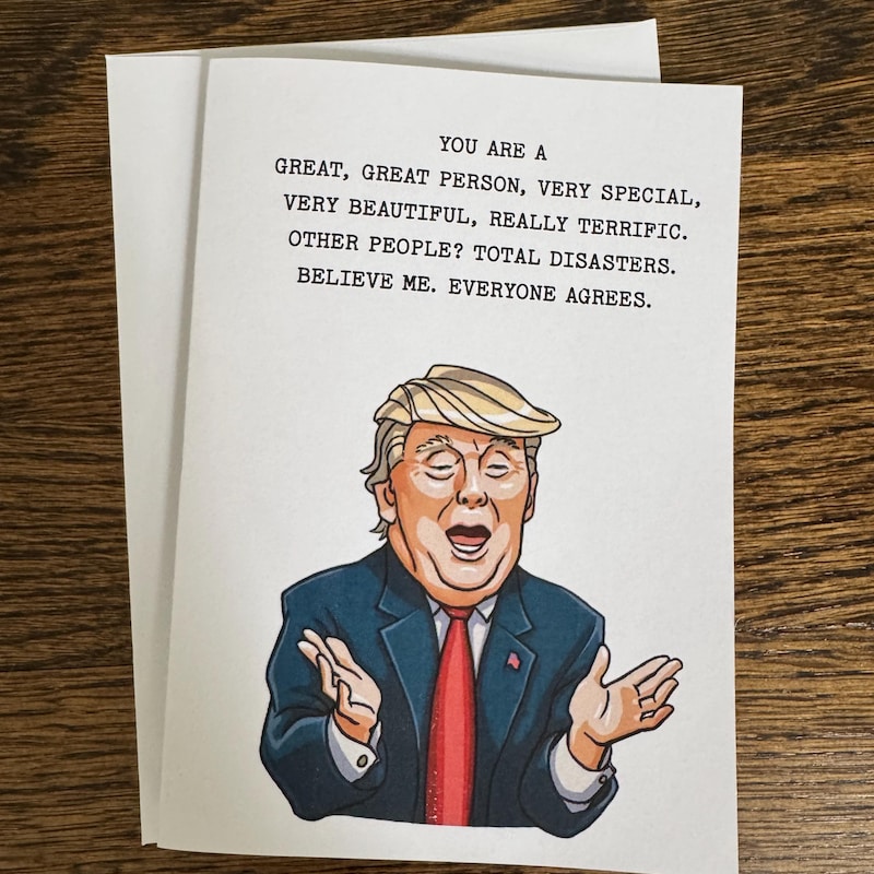 Trump Cards Valentine - Etsy