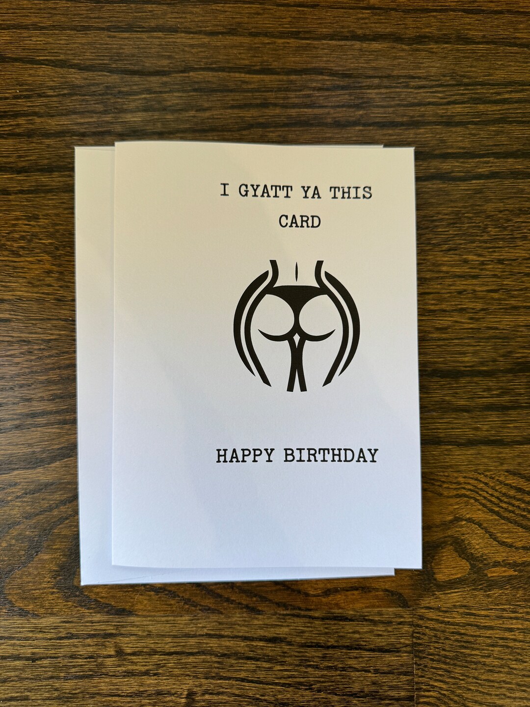 Gyatt Ya This Birthday Card Humor - Etsy