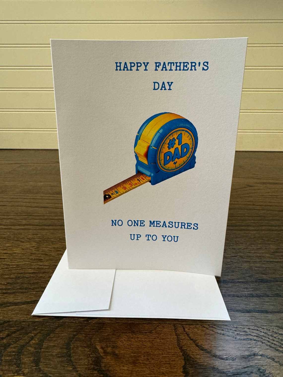 Happy Father's Day Card, No One Measures up to You - Etsy