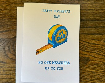 Father's Day Card No One Measures up to You - Etsy