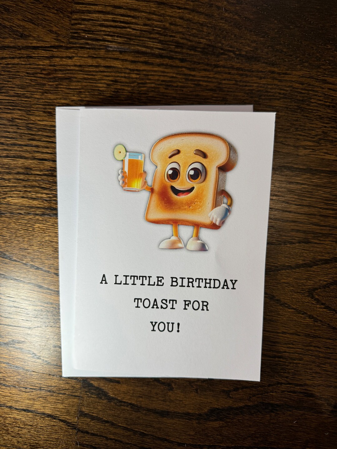 A Little Birthday Toast to You - Humorous Birthday Greeting Card - Etsy