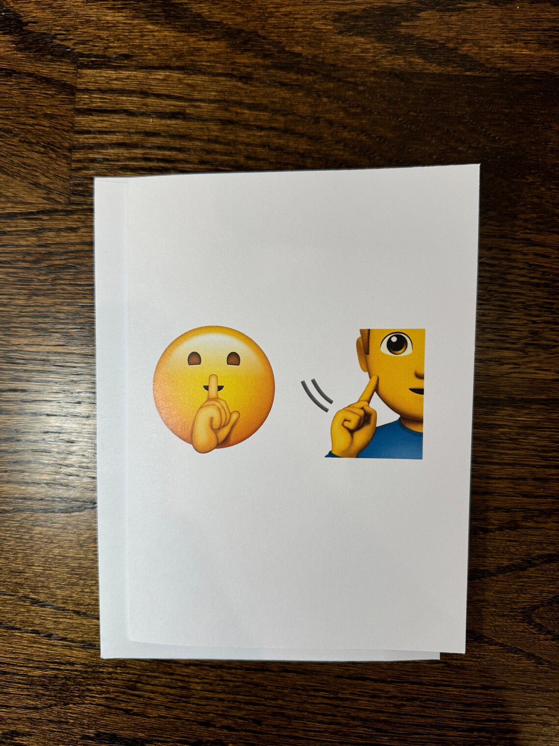 Mewing Trend Emoji Card - Humorous Greeting Card - Etsy