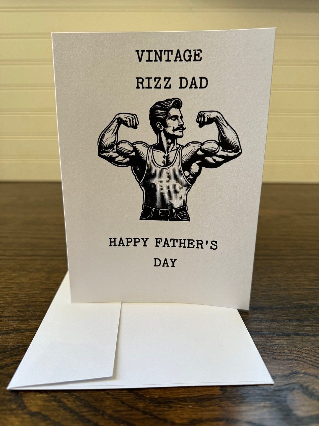 Vintage Rizz Father's Day Card - Etsy