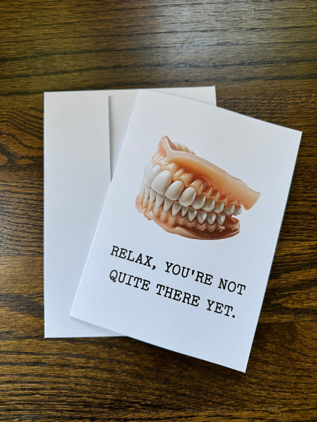 Funny Birthday Card Dentures, Old for Him, for Her. - Etsy