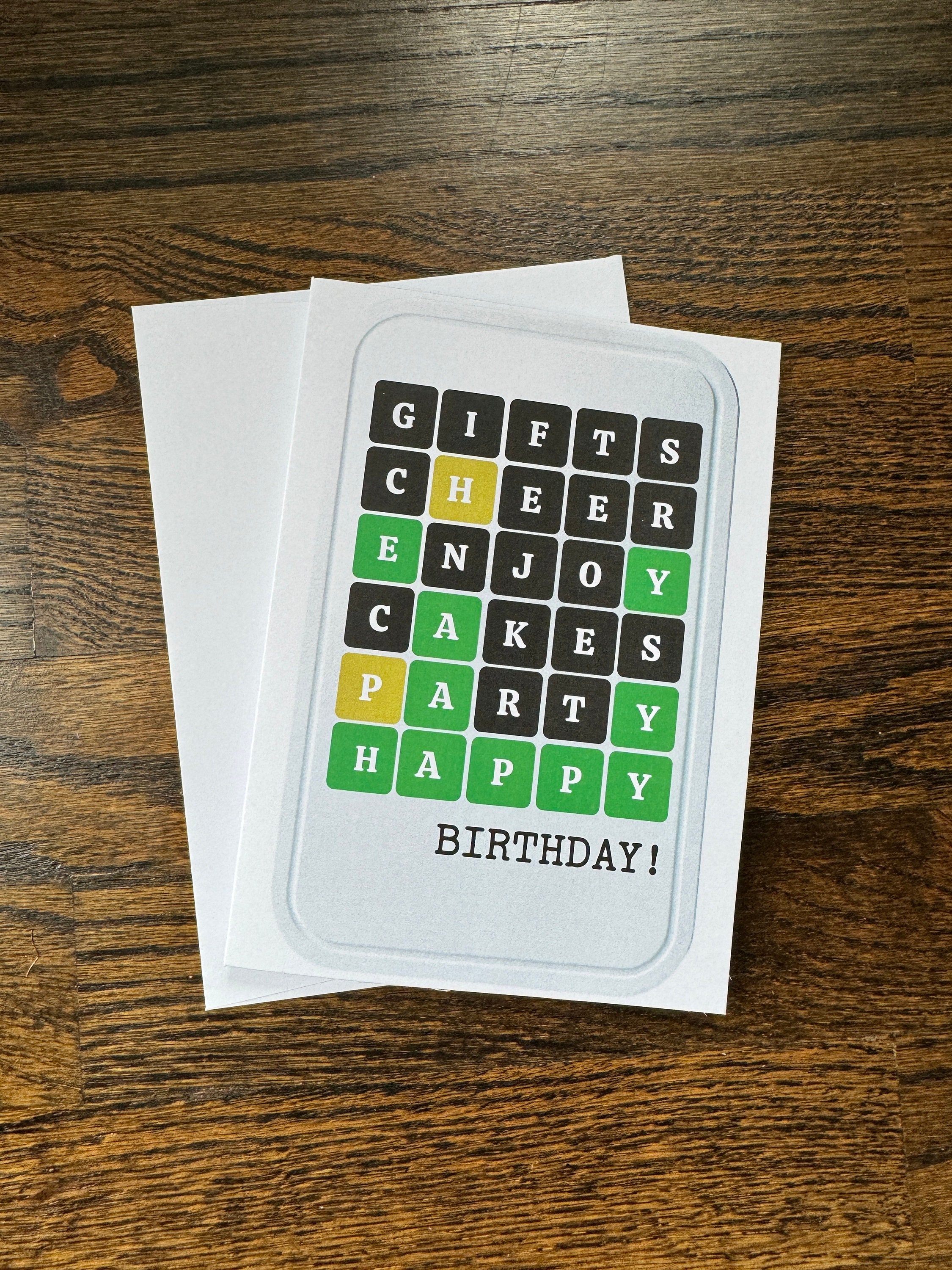 Wordle Birthday Greeting Card Happy Birthday Cell Phone - Etsy