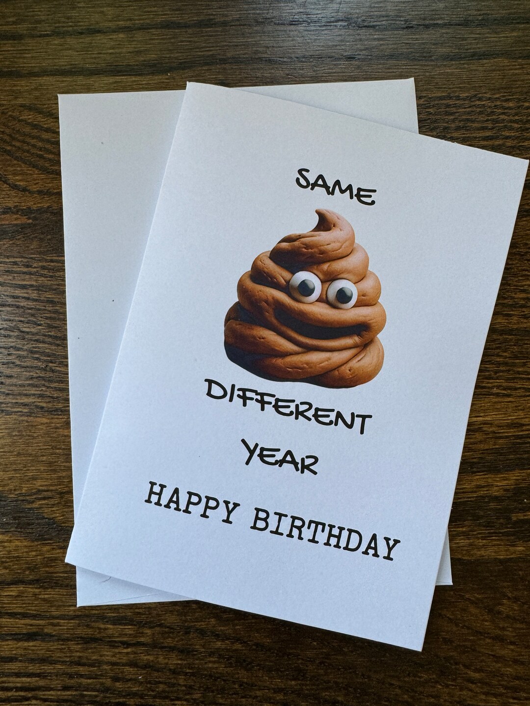 Funny Poop Emoji Birthday Card - Etsy