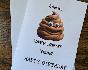 Funny Birthday Card Digital, Happy Birthday You're the Sht, Printable ...