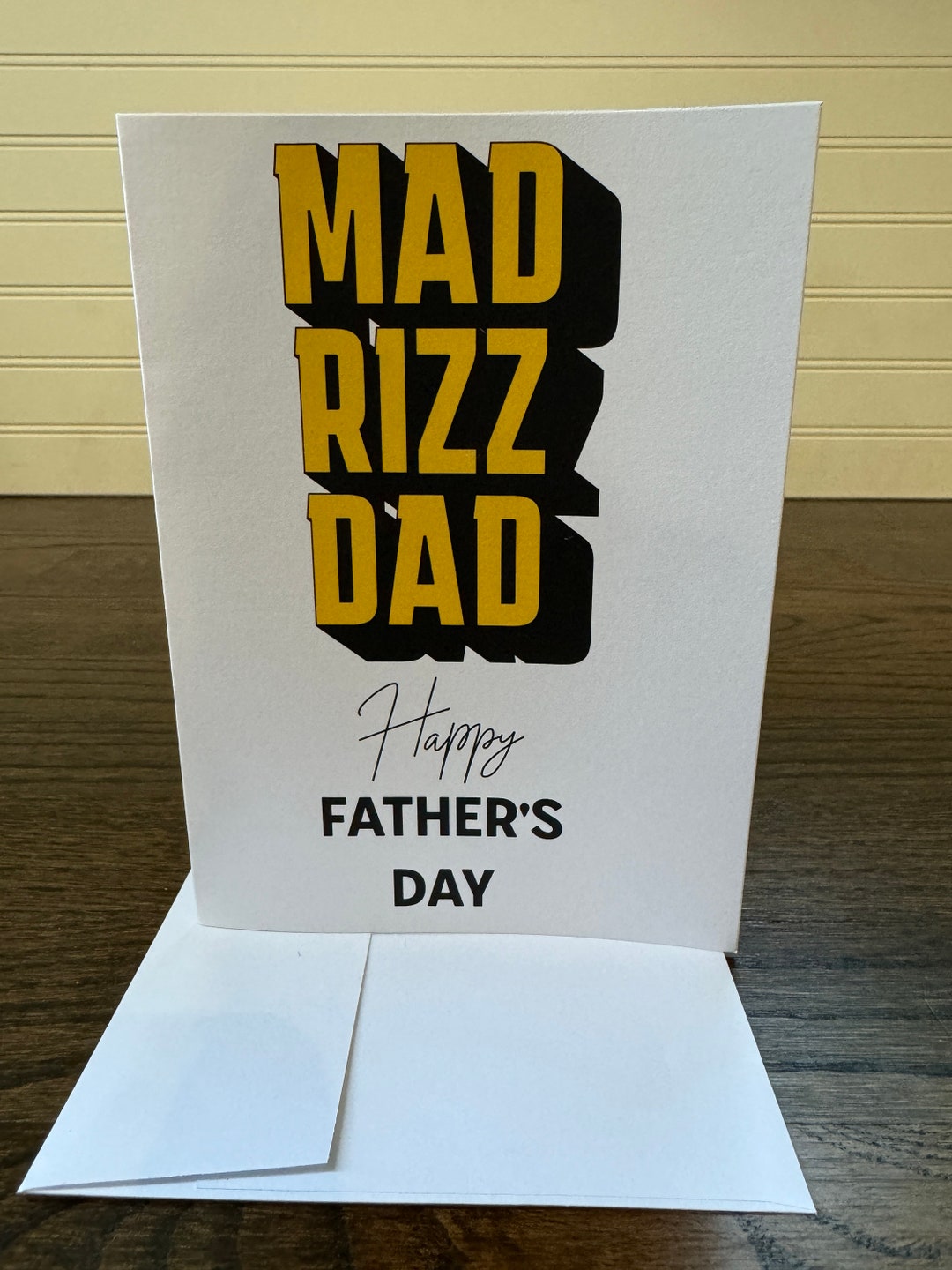 Mad Rizz Dad Funny Father's Day Card - Etsy