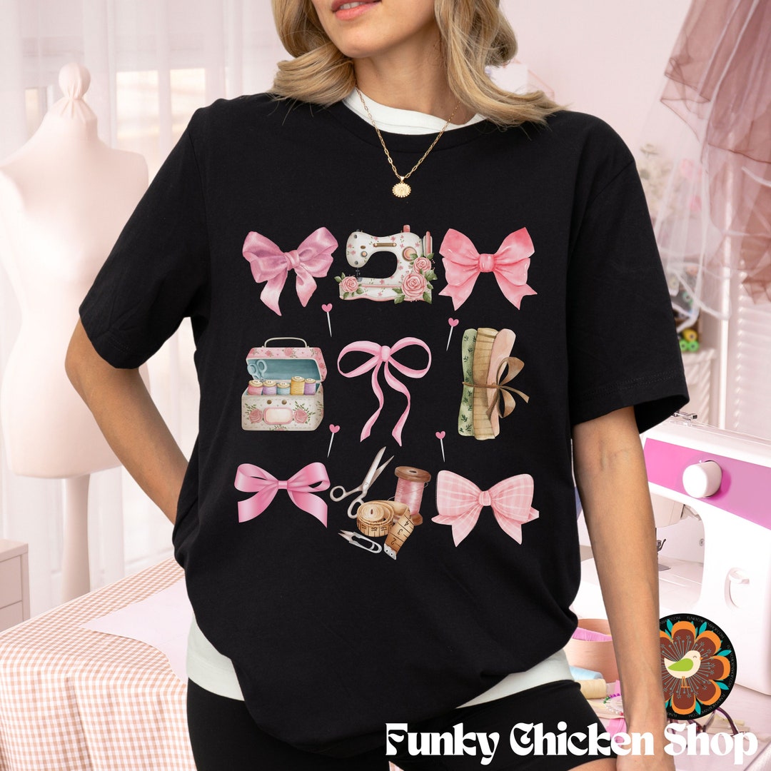 Coquette Sewing Shirt, Funny Sew Tshirt, Sewing Tee, Sewing Lover Shirt ...