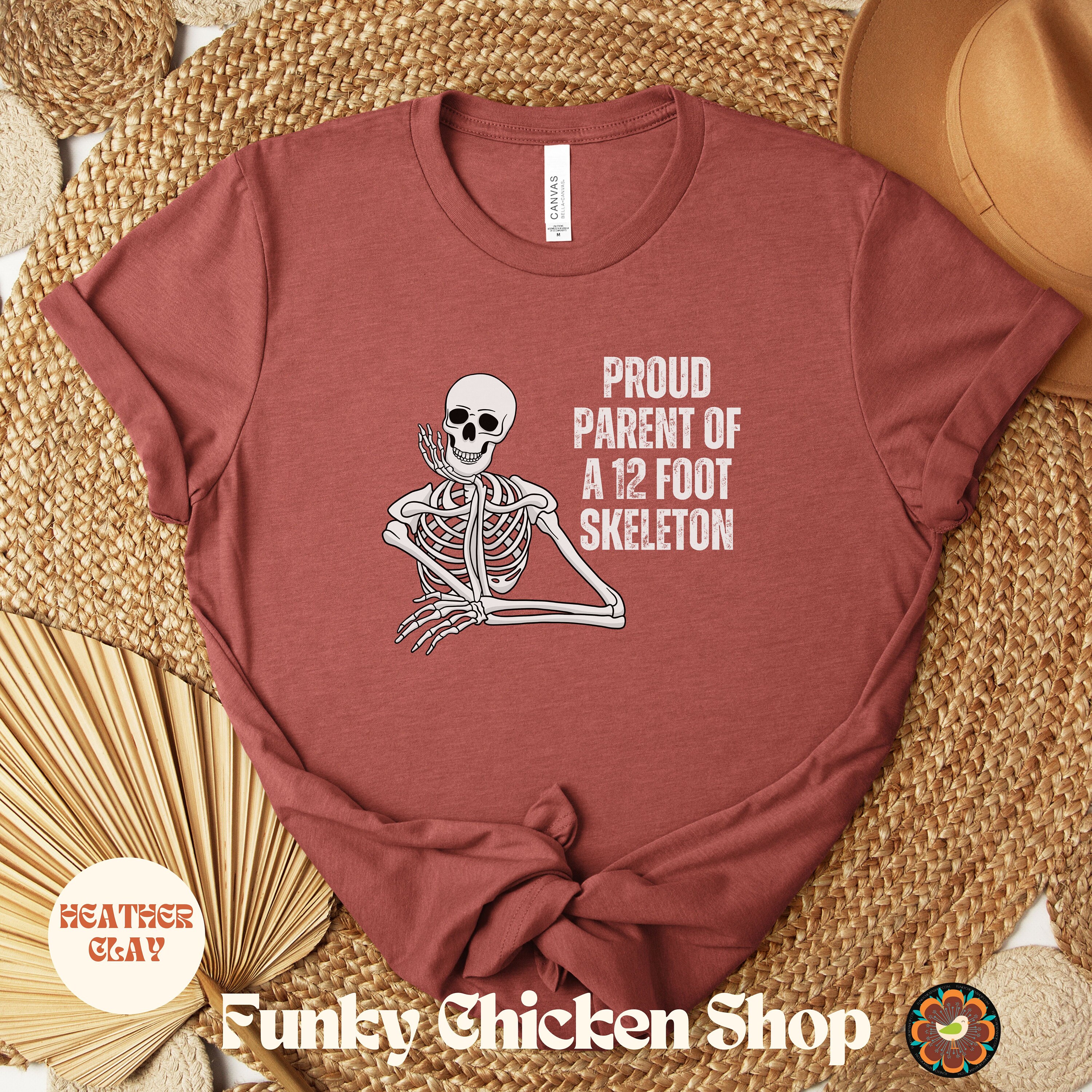 Proud Parent 12 Foot Skeleton Shirt, Funny Skeleton Shirt, Halloween ...