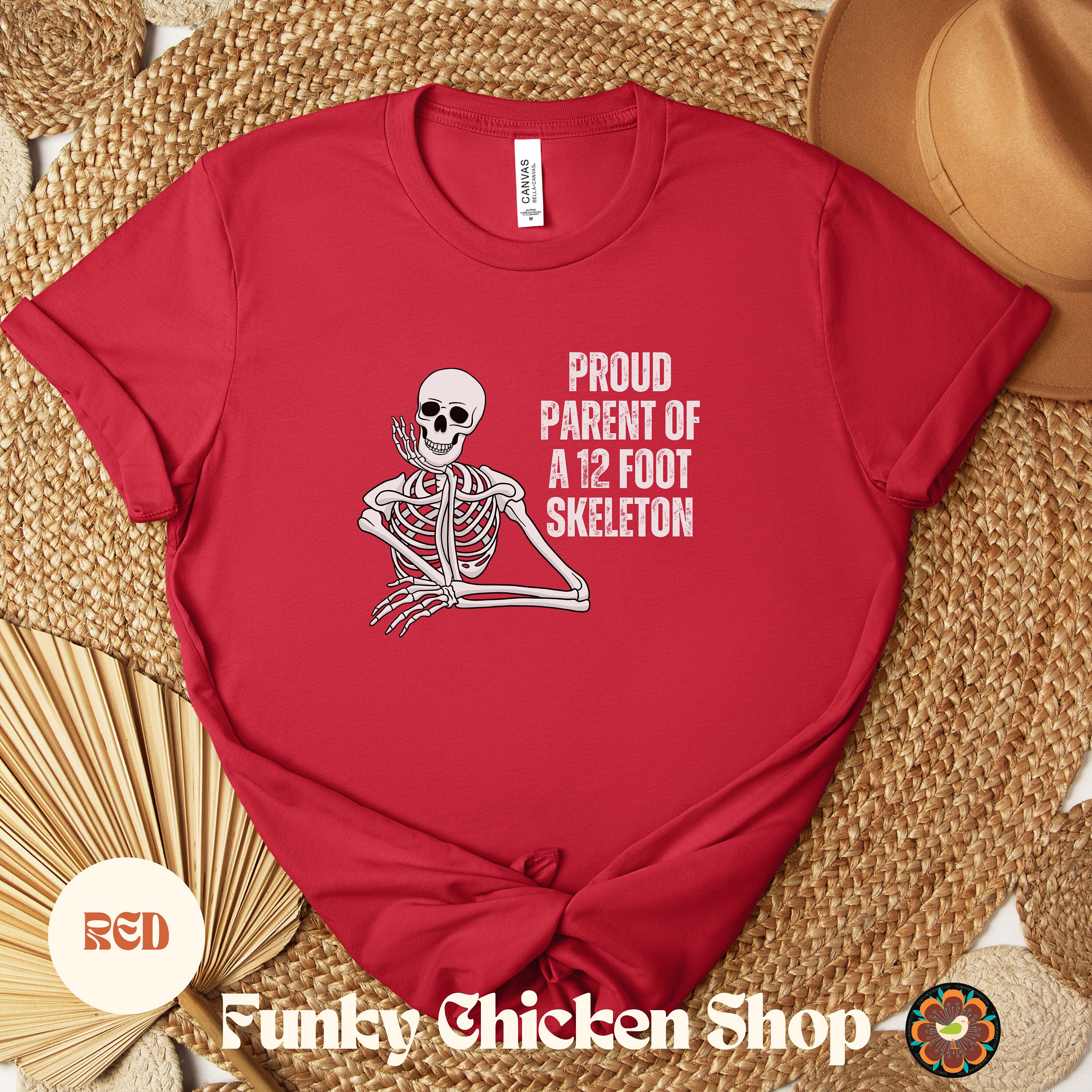 Proud Parent 12 Foot Skeleton Shirt, Funny Skeleton Shirt, Halloween ...