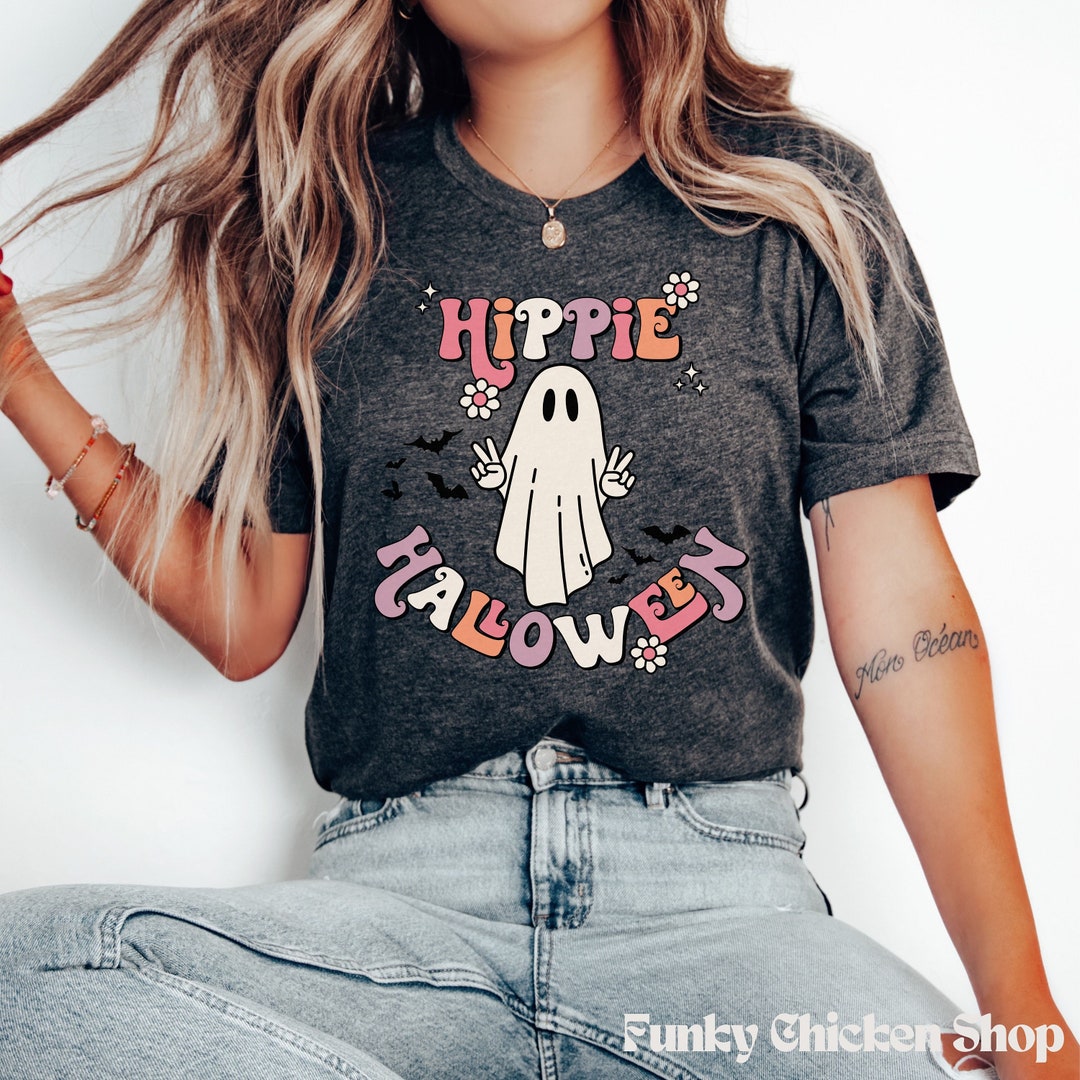 Hippie Halloween Shirt, Retro Halloween Shirt,vintage Halloween 90s ...