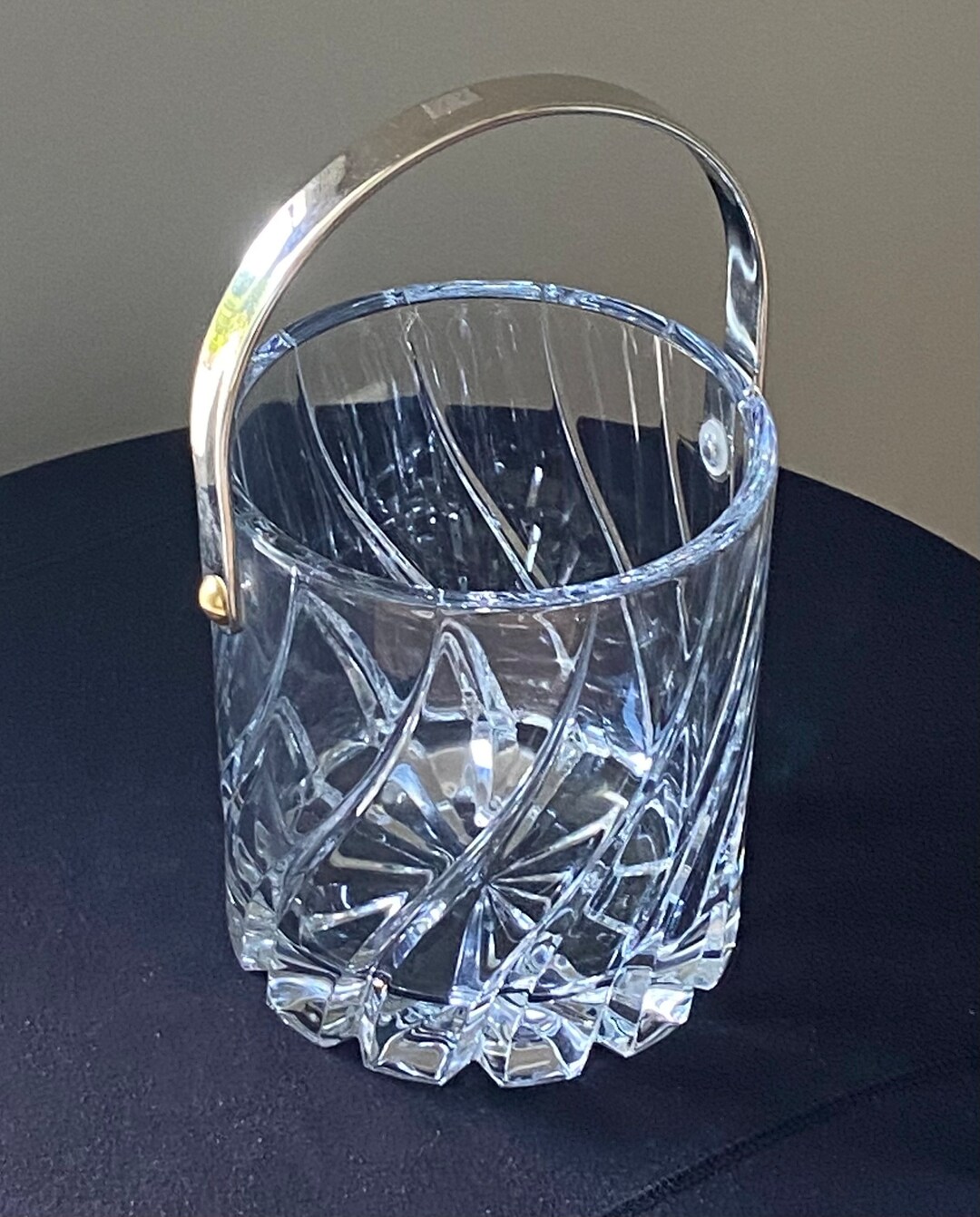 Mikasa Vintage Olympus Cut Crystal Ice Bucket Wine Champagne Bottle ...