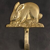 Brass Rabbit - Etsy