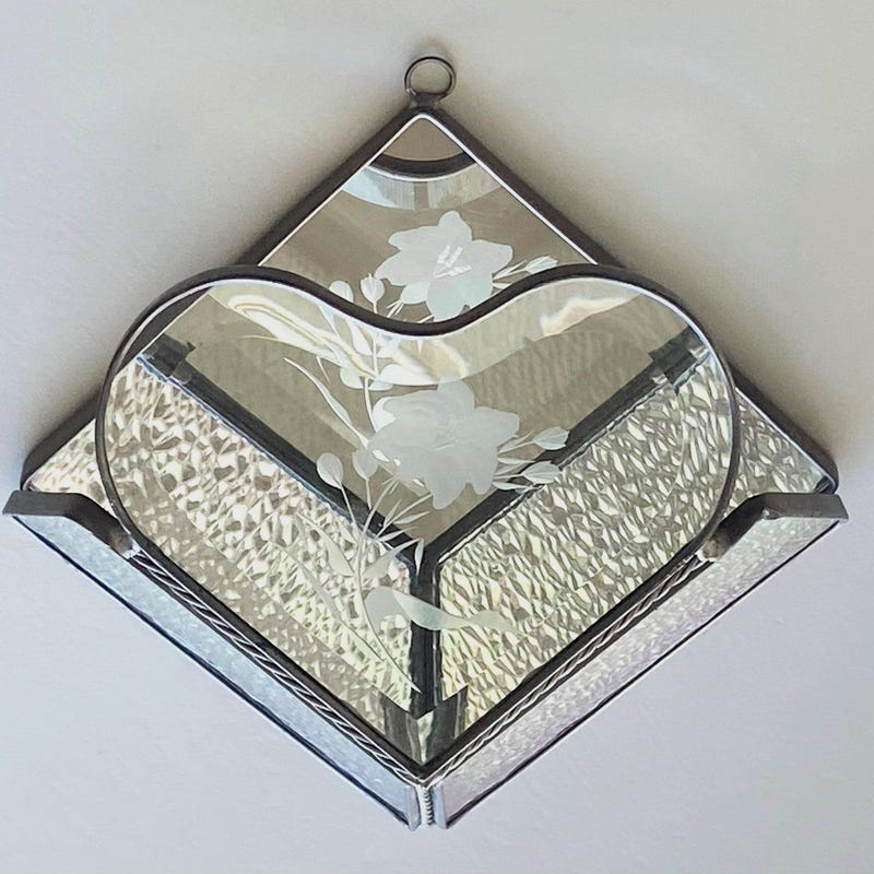 Glass Wall Pocket - Etsy