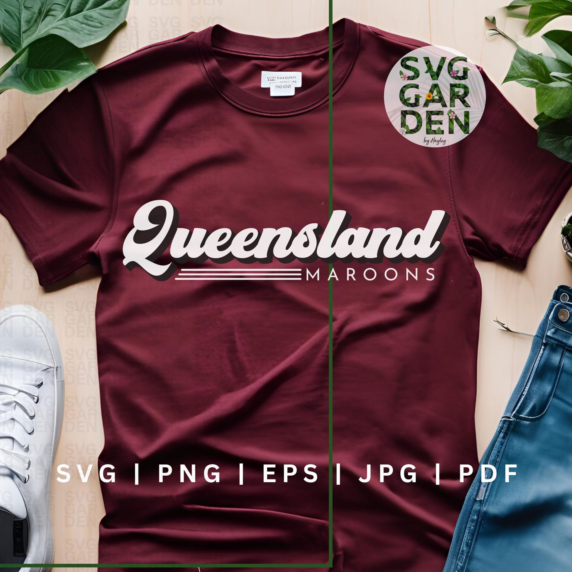 Queensland Maroons Svg, Queenslander, NRL, NRL State of Origin QLD ...