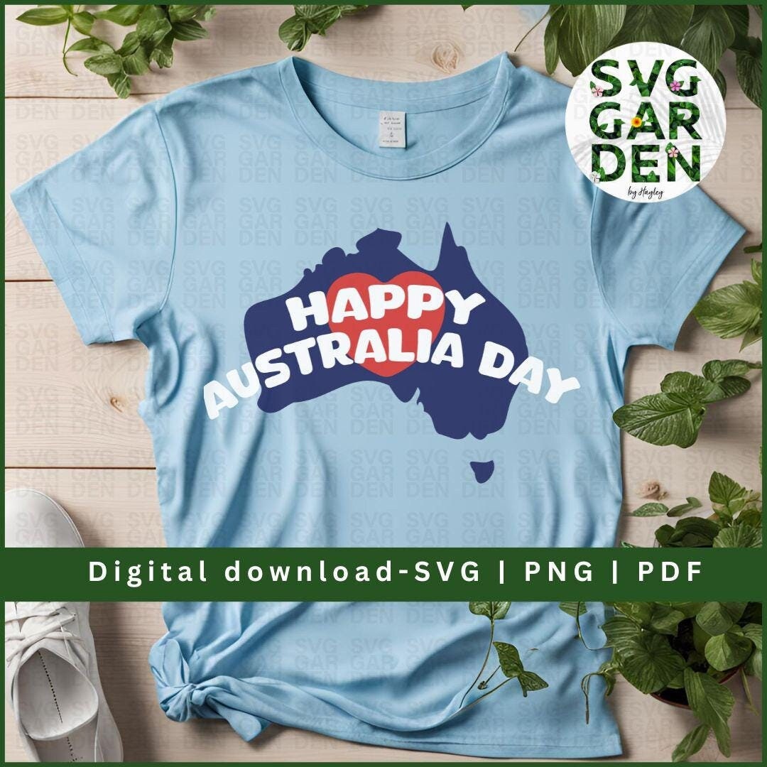 Happy Australia Day Svg, Australia Day Svg, Australia Flag Svg ...