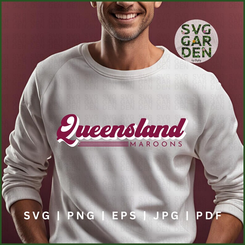 Queensland Maroons Svg, Queenslander, NRL, NRL State of Origin QLD ...