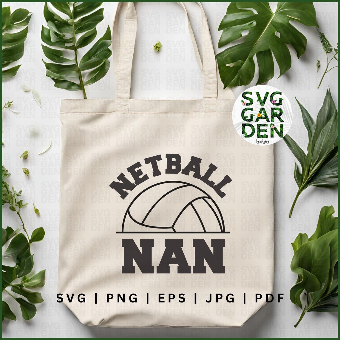 Netball Nan SVG, Nan SVG, Netball SVG, Netball Geschenk, Schnittdateien ...