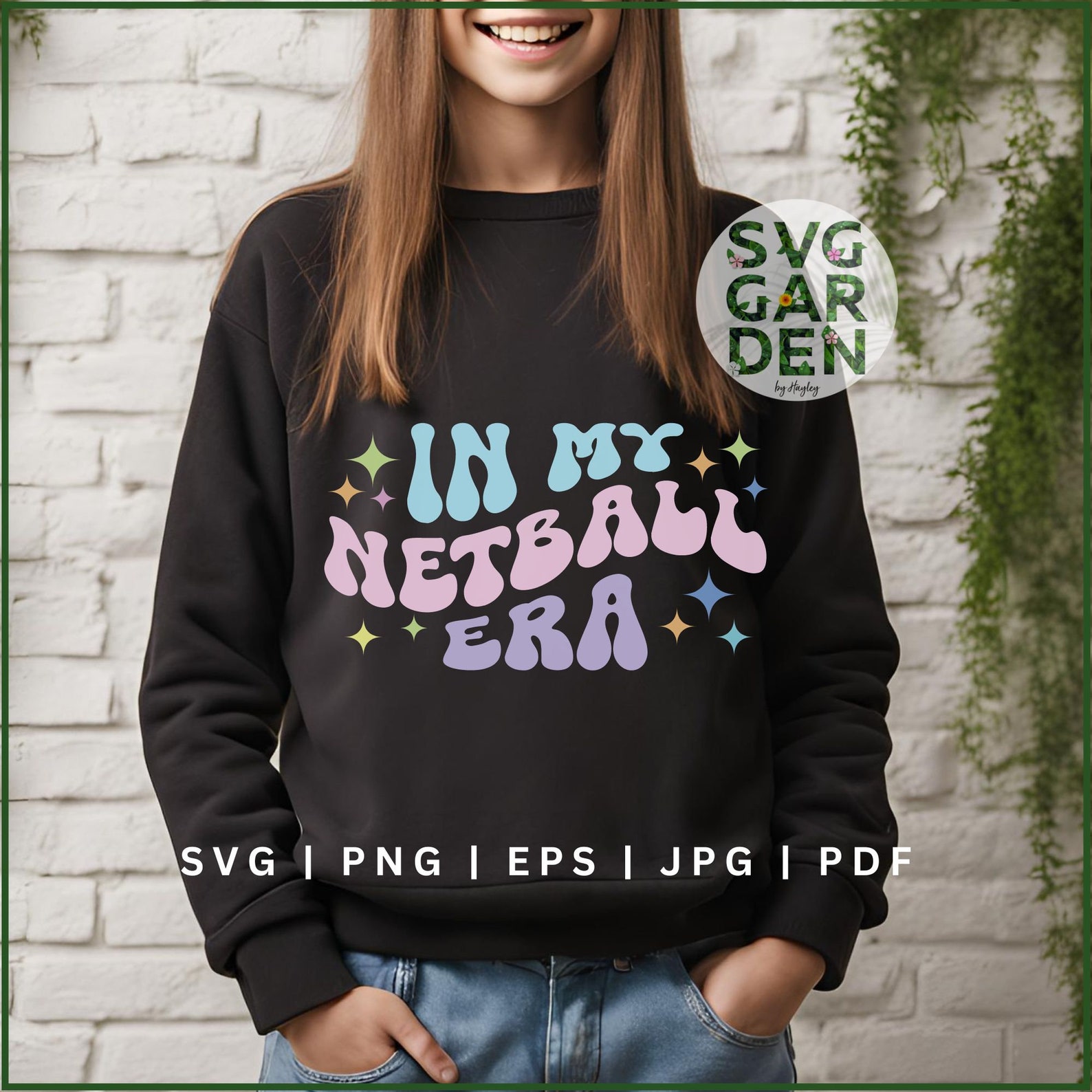 Netball Ära SVG, In meiner Ära svg, Netball Geschenk, Schneidedatei für ...