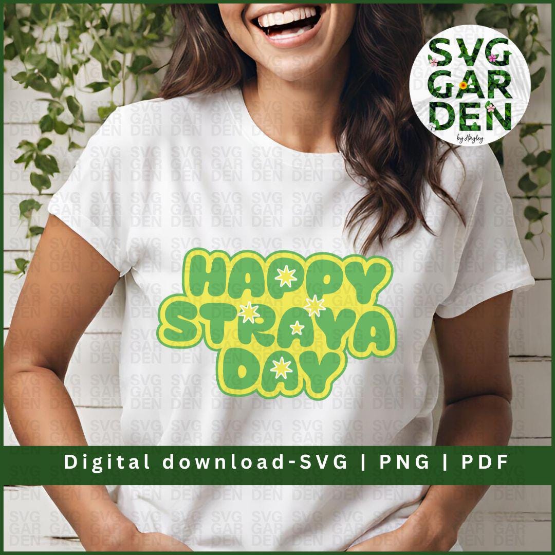 Happy Straya Day Svg, Happy Australia Day SVG, Australian Flag Svg ...