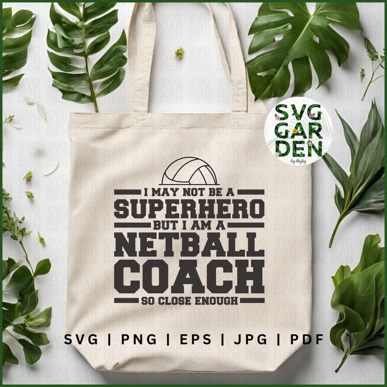 Netball Coach SVG, Netball SVG, Cut Files for Cricut, Netball Clipart ...