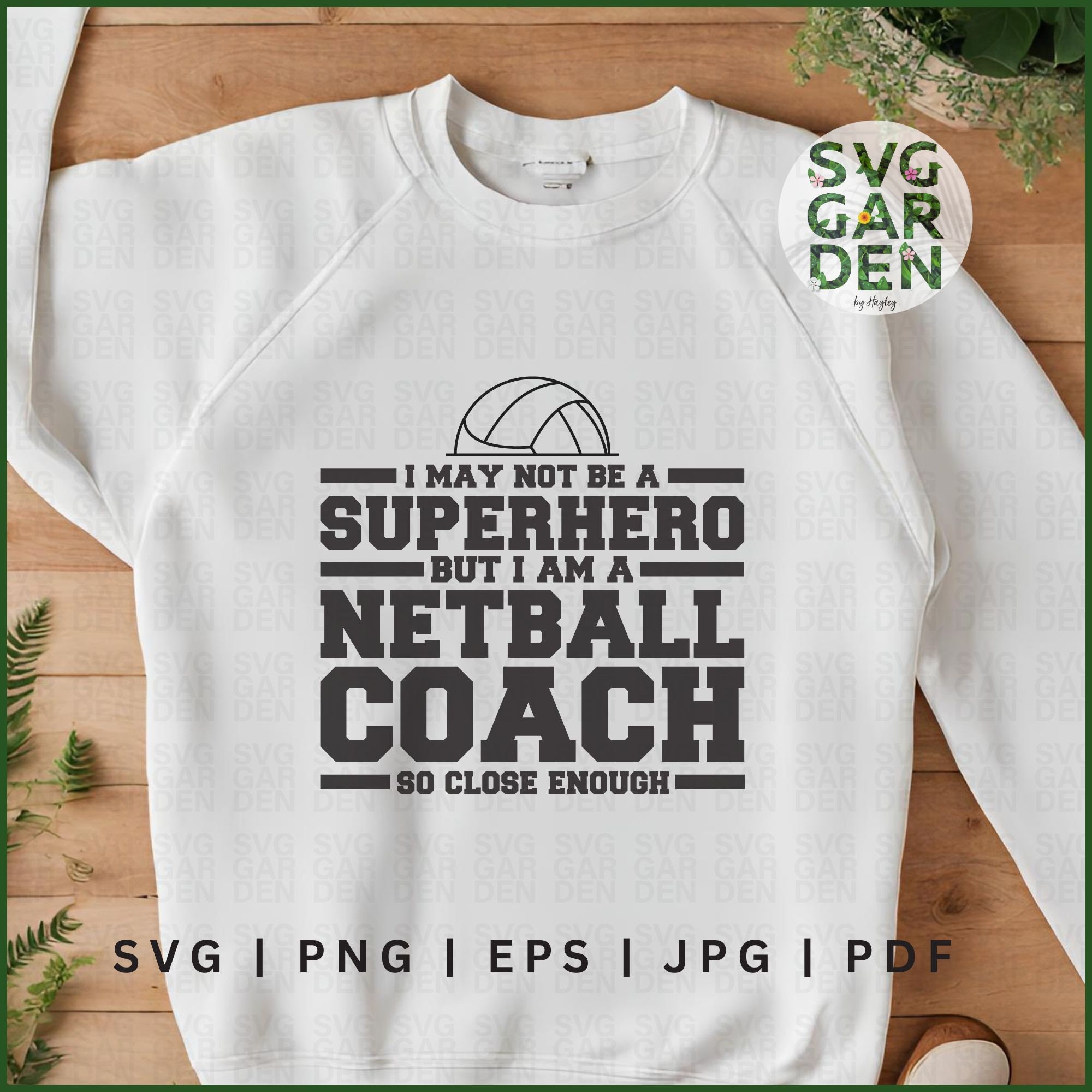 Netball Coach SVG, Netball SVG, Cut Files for Cricut, Netball Clipart ...