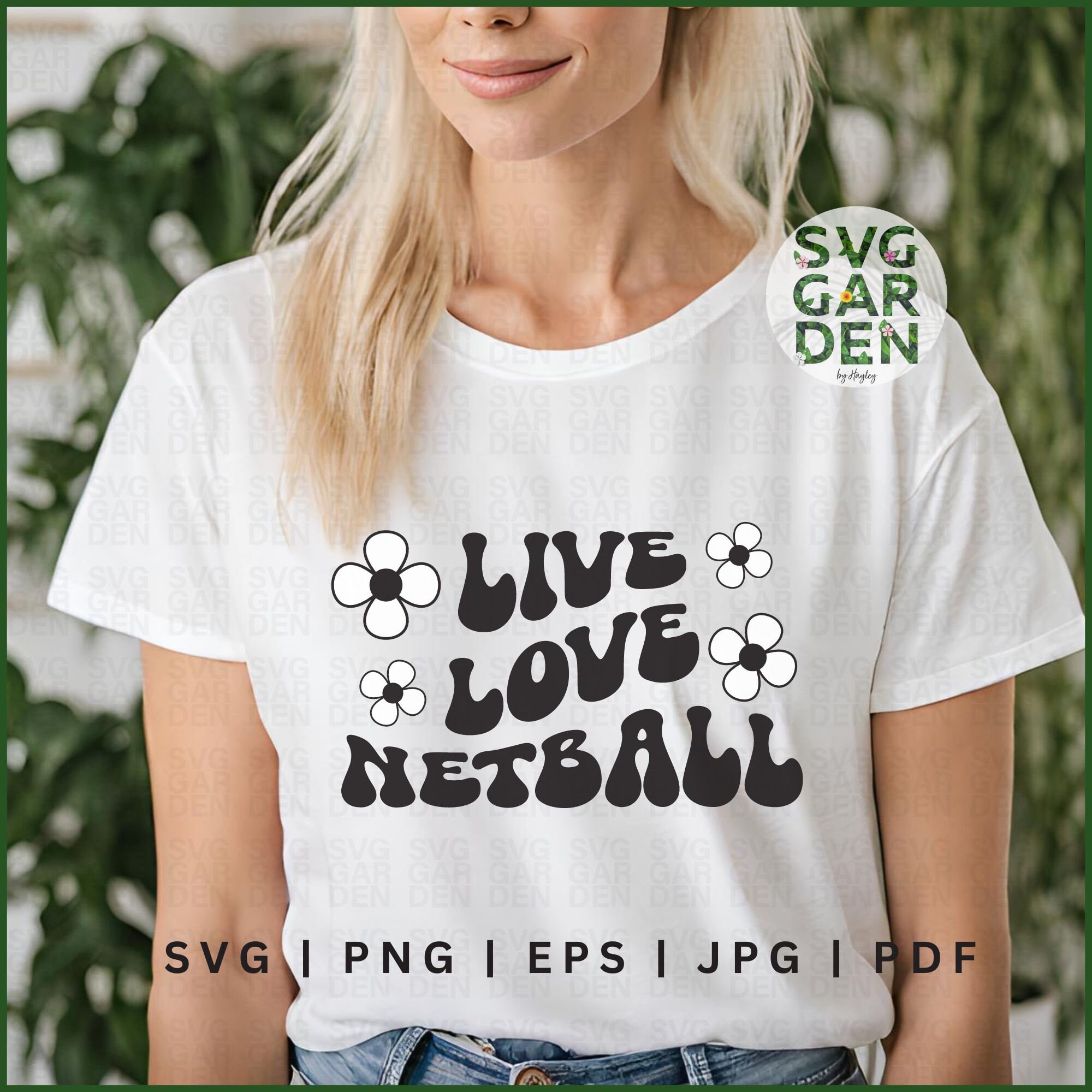 Live Love Netball Svg, Netball SVG, Netball Gift, Cut Files for Cricut ...
