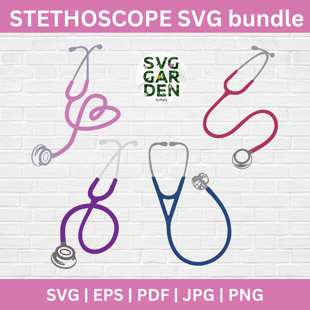 Stethoscope SVG, Stethoscope PNG, Nurse Svg, Stethoscope Cut File ...