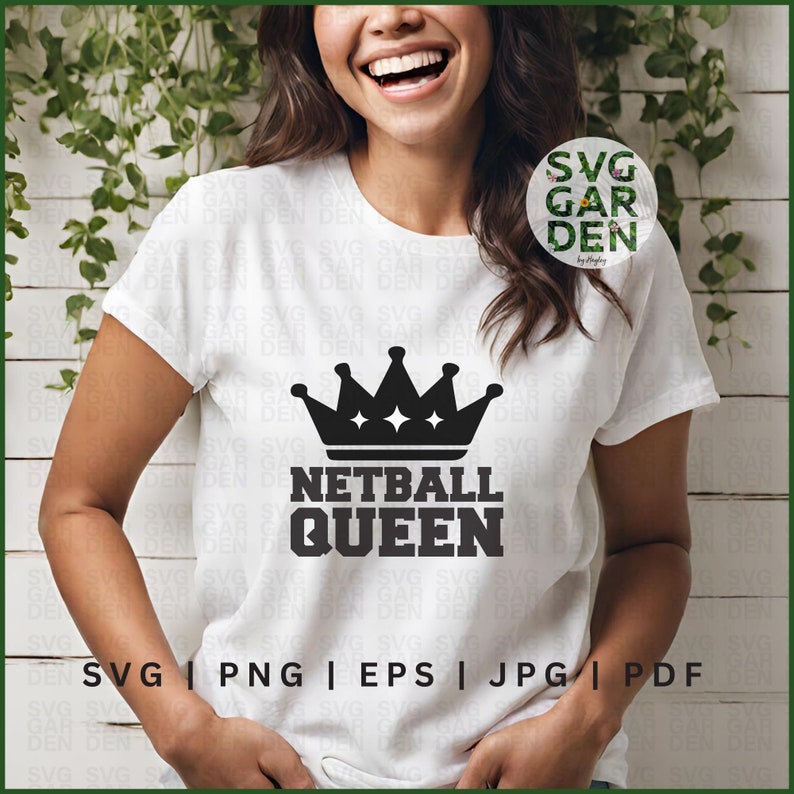 Netball Queen Svg, Netball SVG, Netball Gift, Cut Files for Cricut ...