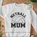 Netball-Mama-Svg, Mama-Svg, Netball-SVG, Netball-Geschenk ...