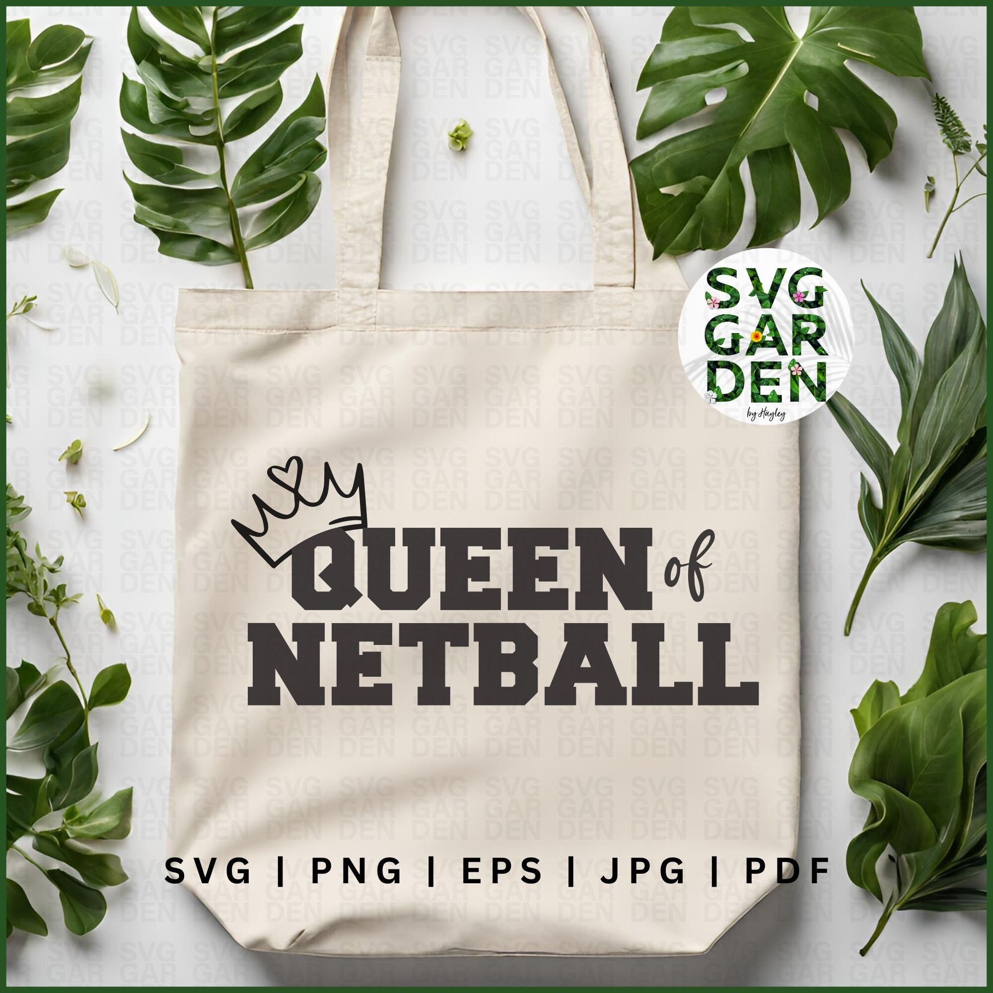 Netball Queen Svg, Queen of Netball Svg, Netball SVG, Netball Gift, Cut ...
