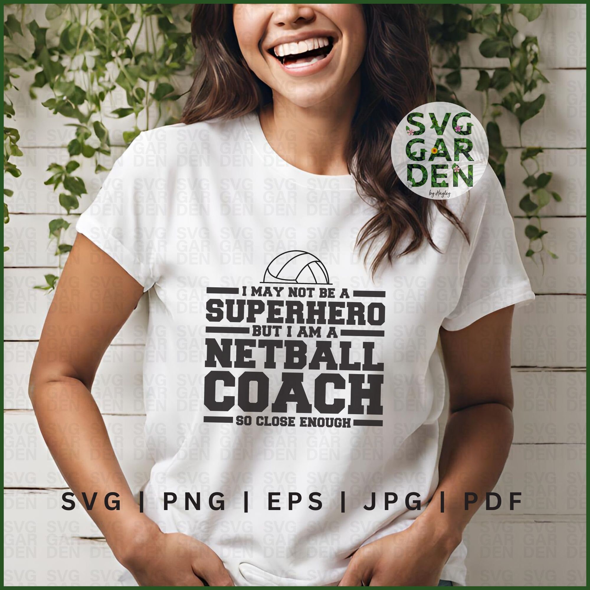 Netball Coach SVG, Netball SVG, Cut Files for Cricut, Netball Clipart ...
